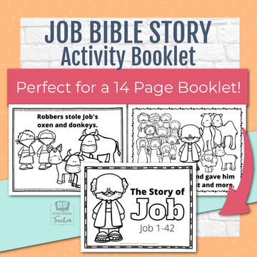 Job Bible Story Activity Booklet Pages - Bible Activity Pages for Clas ...