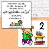 Thanksgiving Calendar Cards with Bible Verses - November Calendar Card ...