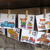 Thanksgiving Calendar Cards with Bible Verses - November Calendar Card ...