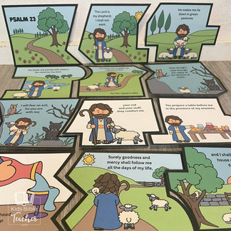 Psalm 23 Bible Puzzle for Kids – Kids Bible Teacher