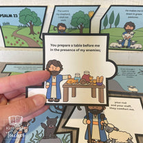 Psalm 23 Bible Puzzle for Kids – Kids Bible Teacher