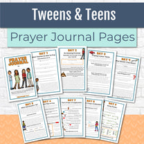 Prayer Journal Pages for Tweens and Teens – Kids Bible Teacher