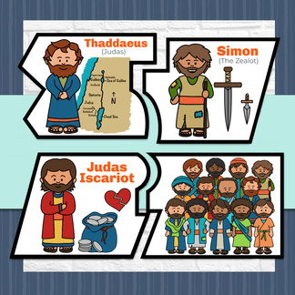 Jesus' 12 Disciples Puzzle – Kids Bible Teacher