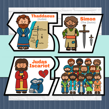 Jesus' 12 Disciples Puzzle – Kids Bible Teacher