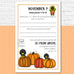 Gratitude Journal Pages with Thanksgiving Bible Verses for NOVEMBER ...