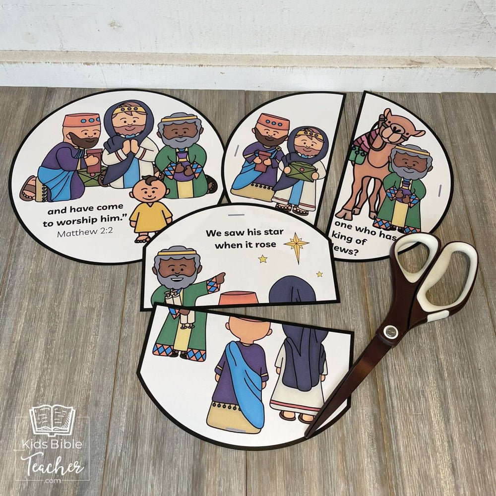 The Story of the Wise Men Matthew 2:2 Christmas Craft – Kids Bible Teacher
