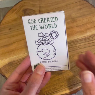 Creation Mini Book Bible Craft for Kids – Kids Bible Teacher