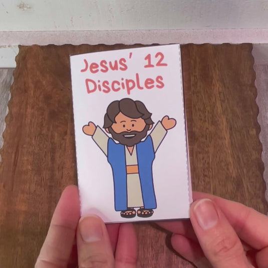 Jesus' Disciples Mini Book Bible Craft for Kids – Kids Bible Teacher
