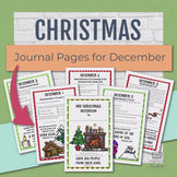 December Journal Pages with Bible Verses - Christmas Journal Pages for ...
