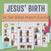 Jesus' Birth Christmas Match Game - Nativity Bible Memory Game for Kid ...
