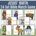 Jesus' Birth Christmas Match Game - Nativity Bible Memory Game for Kid ...