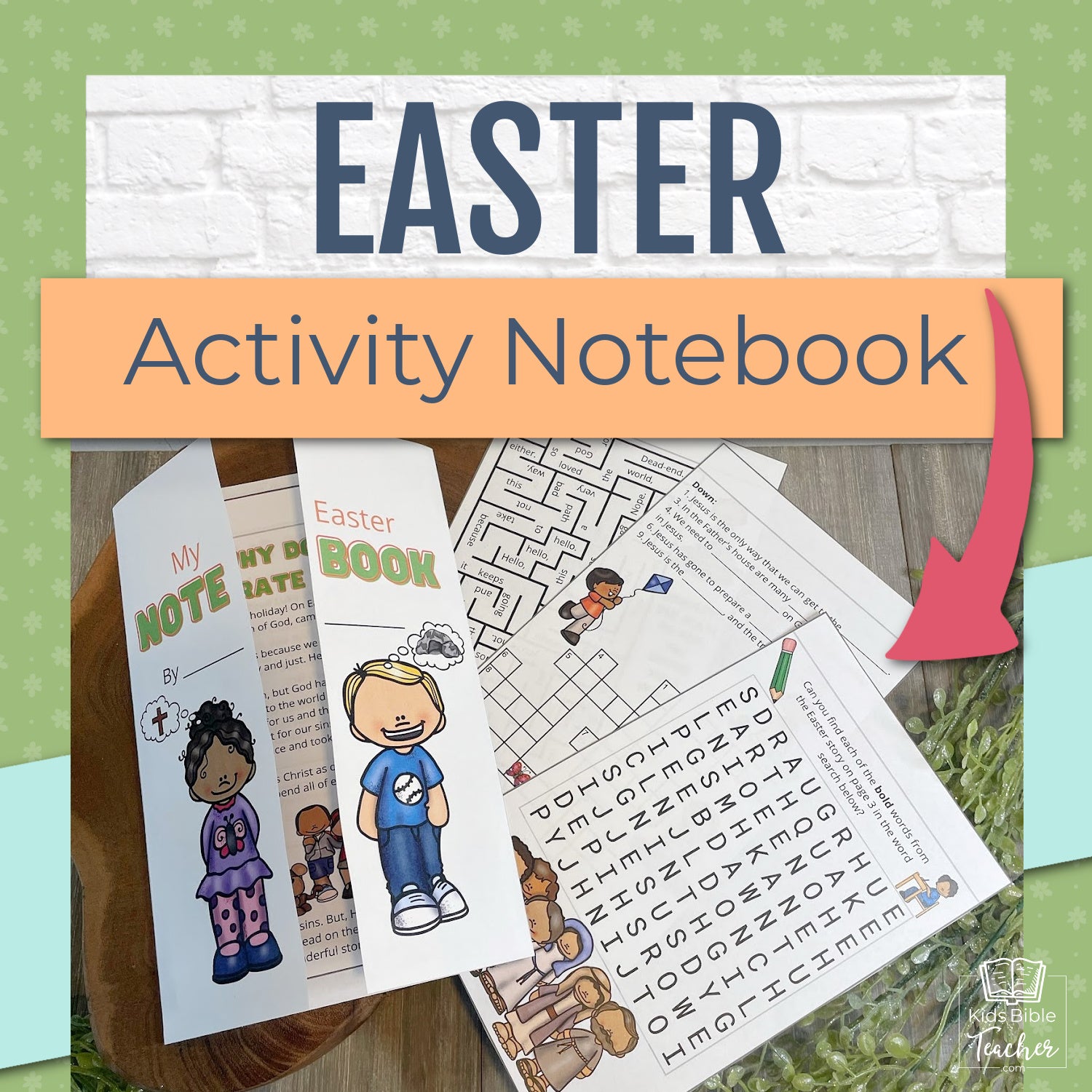 Easter Activity Notebook | Jesus' Resurrection Activity Notebook for K ...