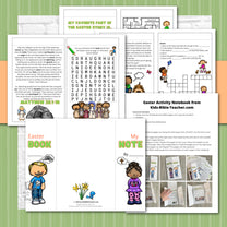 Easter Activity Notebook | Jesus' Resurrection Activity Notebook for K ...