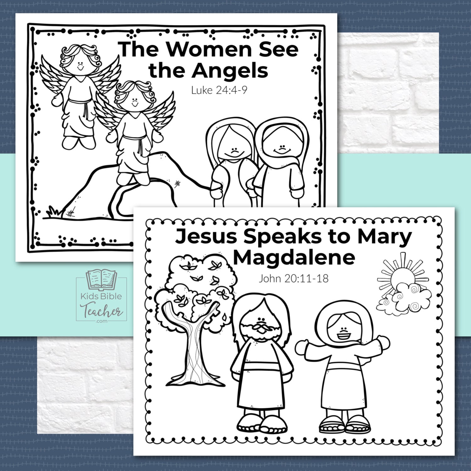 Jesus' Death and Resurrection Activity Easter Booklet Pages and Mini C ...
