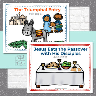 Jesus' Death and Resurrection Teaching Posters and Mini Cards - Easter ...