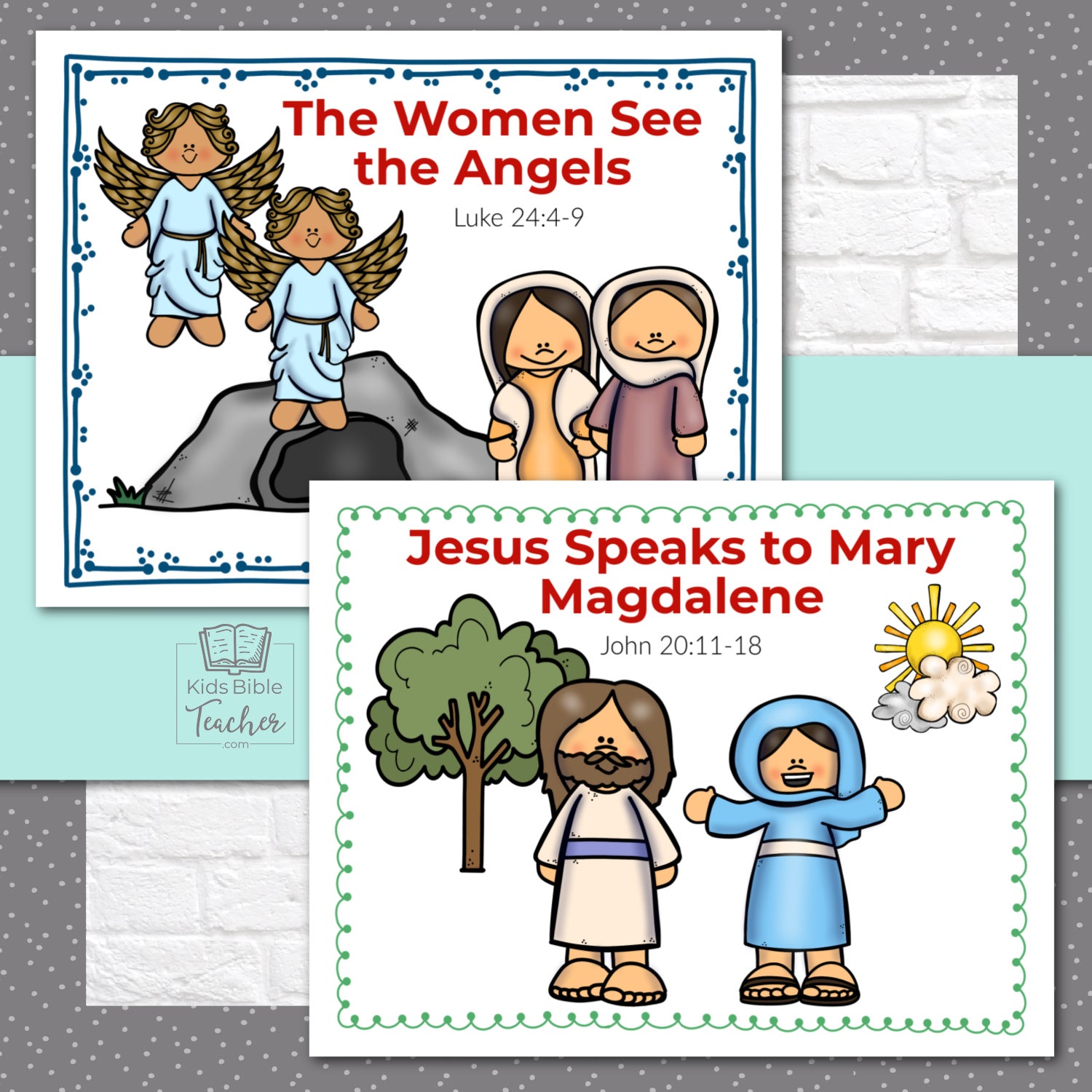 Jesus' Death and Resurrection Teaching Posters and Mini Cards - Easter ...