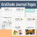 Gratitude Journal Pages with Thanksgiving Bible Verses, NOVEMBER Editi ...