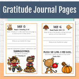 Thanksgiving Journal Pages with Thanksgiving Bible Verses UNDATED ...