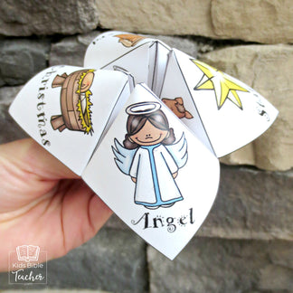 Jesus' Birth Origami Finger Puzzle for Christmas – Kids Bible Teacher