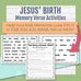 Jesus Birth Complete Nativity Bible Lesson Pack for the Advent Christm ...