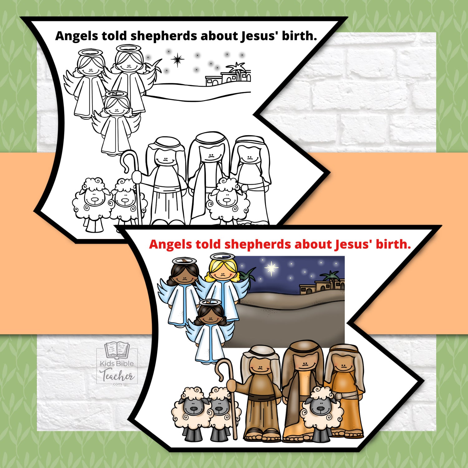 Jesus' Birth Huge Floor Puzzle and Mini Puzzle for Christmas with Nati ...