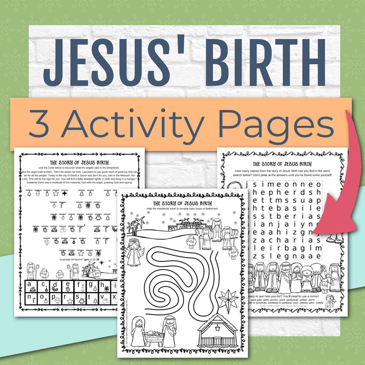 Jesus' Birth – Kids Bible Teacher