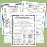 Jesus' Resurrection Activity Pages Easter Story Worksheets for Kids ...