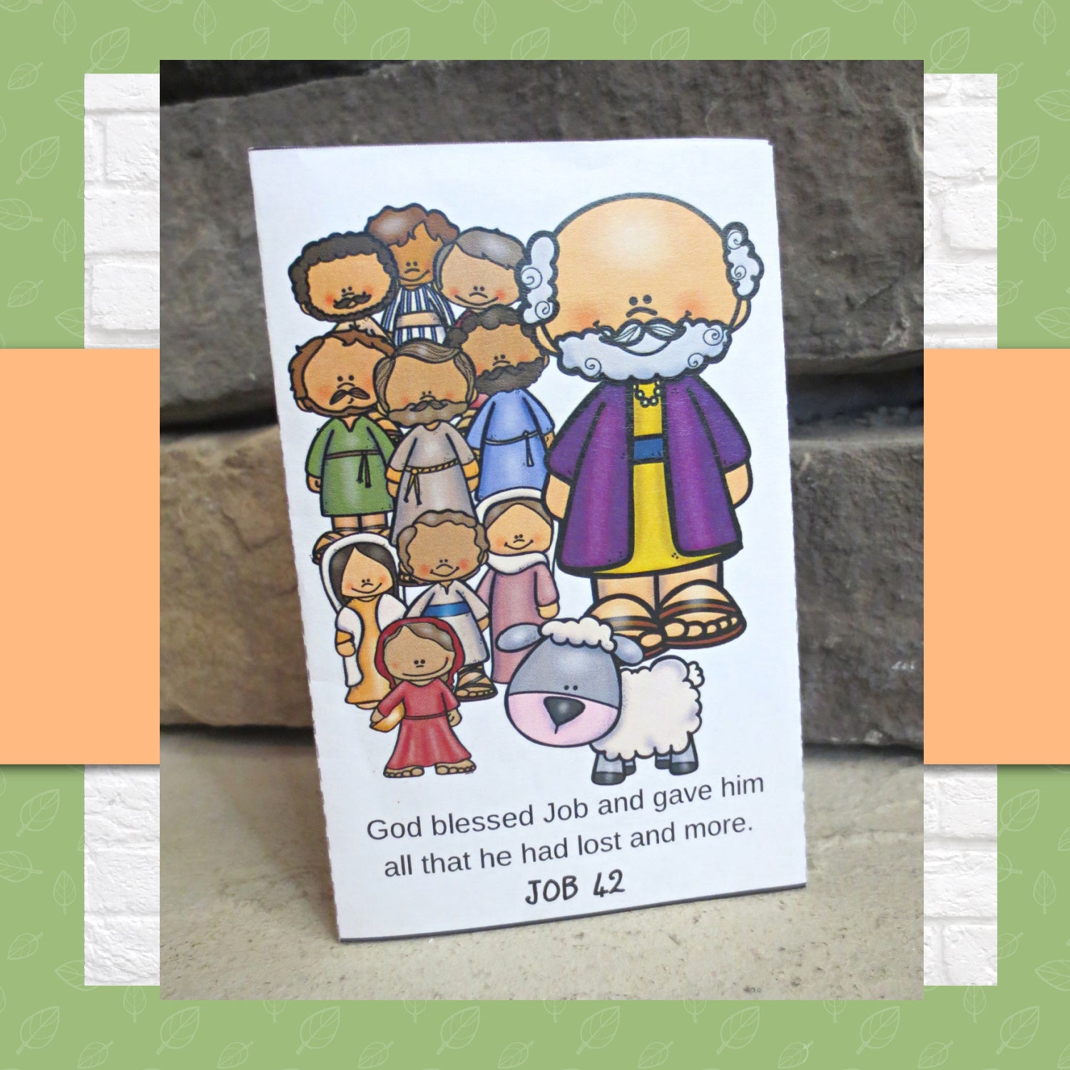 Job Bible Story Craft for Kids Minibook – Kids Bible Teacher