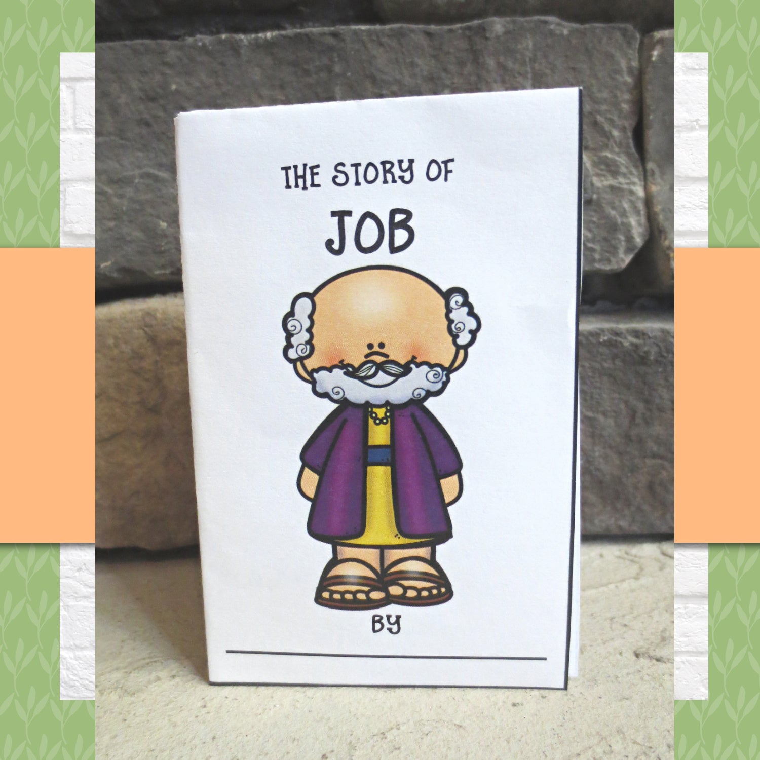 Job Bible Story Craft for Kids Minibook – Kids Bible Teacher