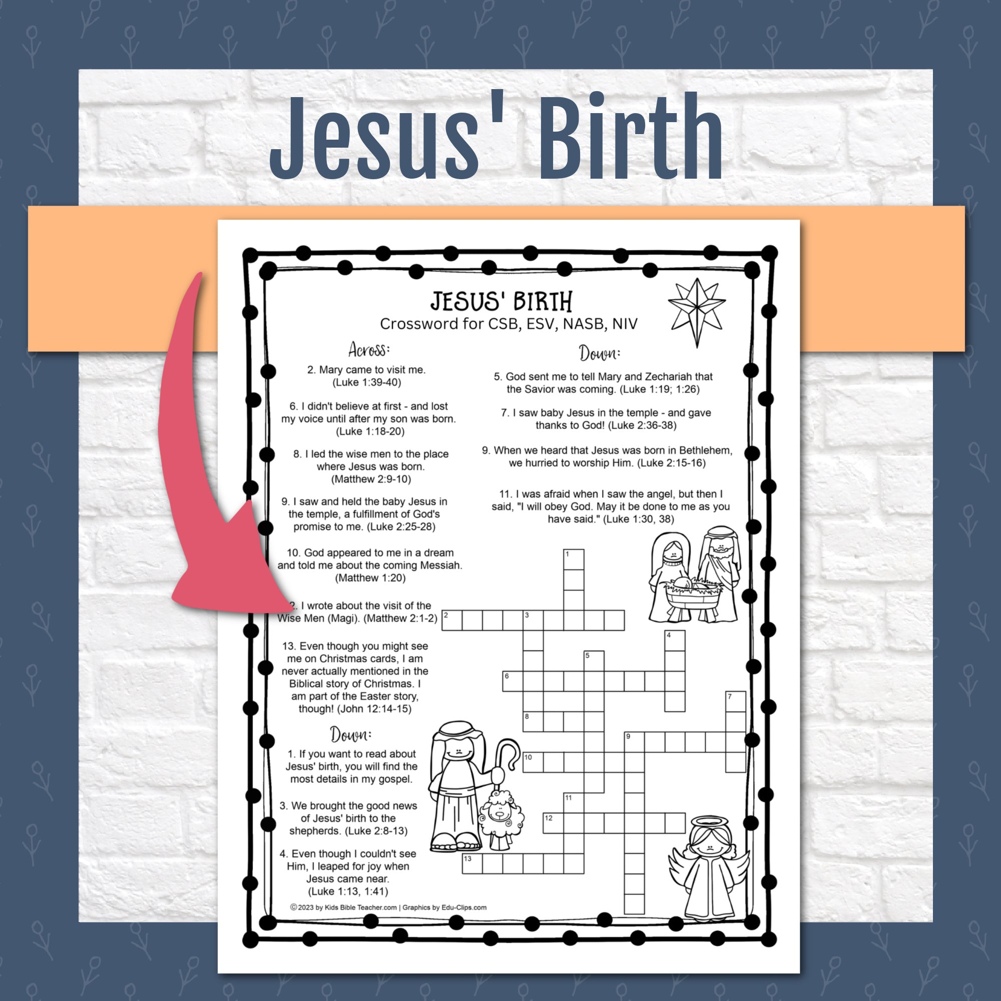 Life of Jesus Activity Pages – Kids Bible Teacher