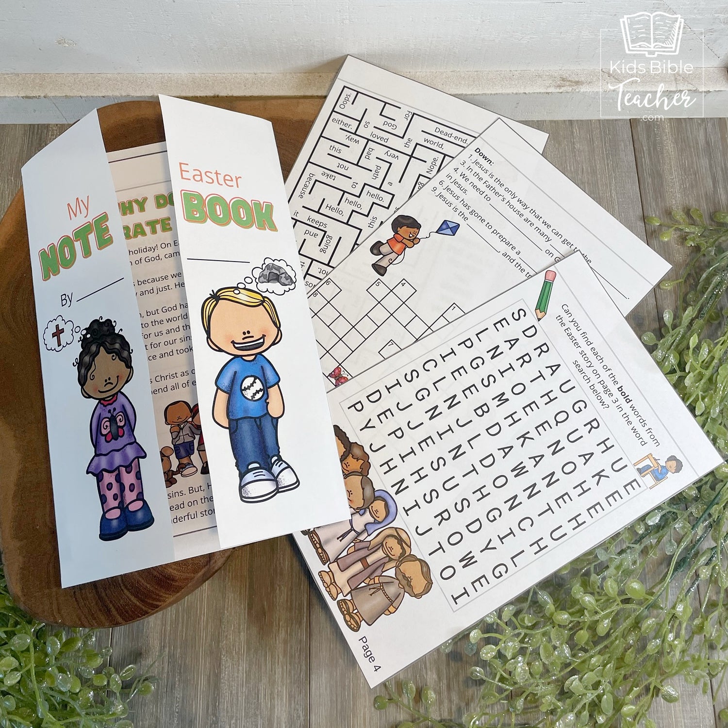 Easter Activity Notebook | Jesus' Resurrection Activity Notebook for K ...