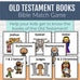 Bible Match Game for Old Testament Books, Bible Games for Youth – Kids ...