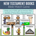 Bible Match Game - Bible Memory Game for New Testament Books of the Bi ...