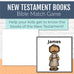Bible Match Game - Bible Memory Game for New Testament Books of the Bi ...