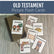 Old Testament Books of the Bible Flash Cards with Pictures – Kids Bible ...