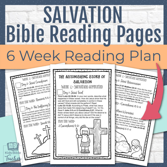 Salvation Bible Reading Pages - Six Week Bible Reading Plan for 1st ...
