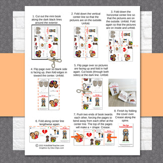 Ten Commandments Craft Mini Book Activity – Kids Bible Teacher