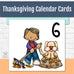 Thanksgiving Calendar Cards with Bible Verses - November Calendar Card ...