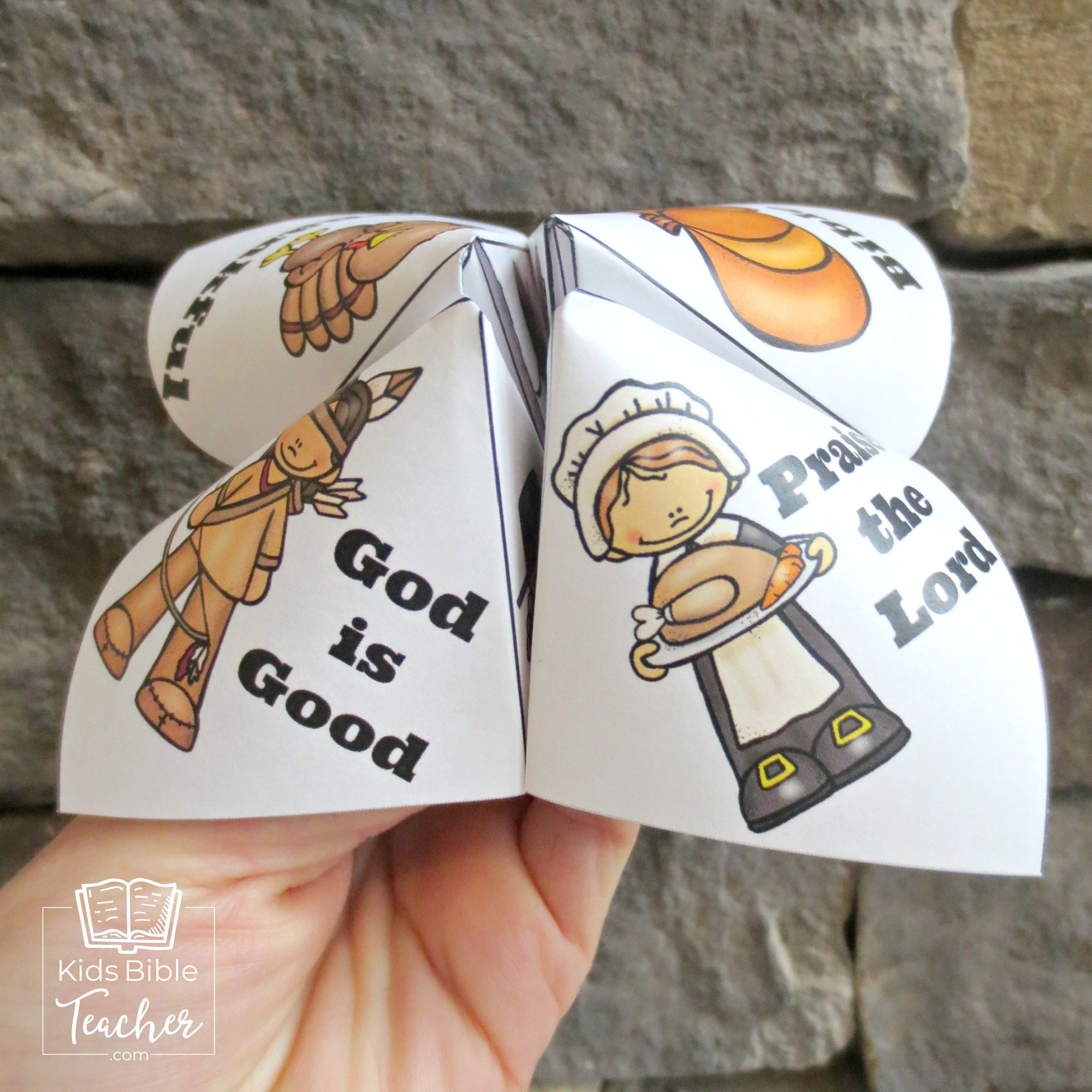 Thanksgiving Finger Puzzle Craft – Kids Bible Teacher
