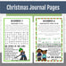 December Journal Pages with Bible Verses - Christmas Journal Pages for ...
