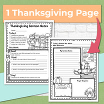 Seasonal and Holidays Sermon Notes Pack for Kids, Instant DIGITAL DOWN ...