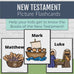 New Testament Books of the Bible Flash Cards with Pictures for Kids ...